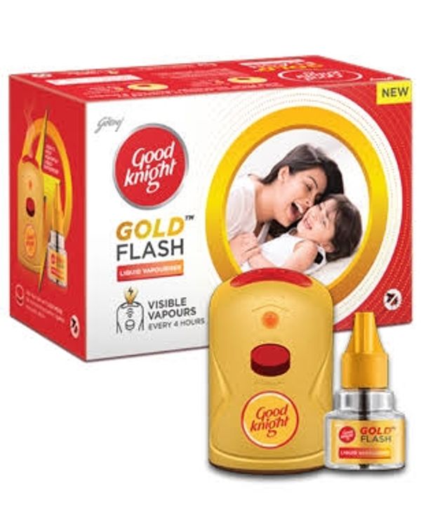 Good knight Gold Flash Liquid Vapourizer, Mosquito Repellent Refill, 45 ...
